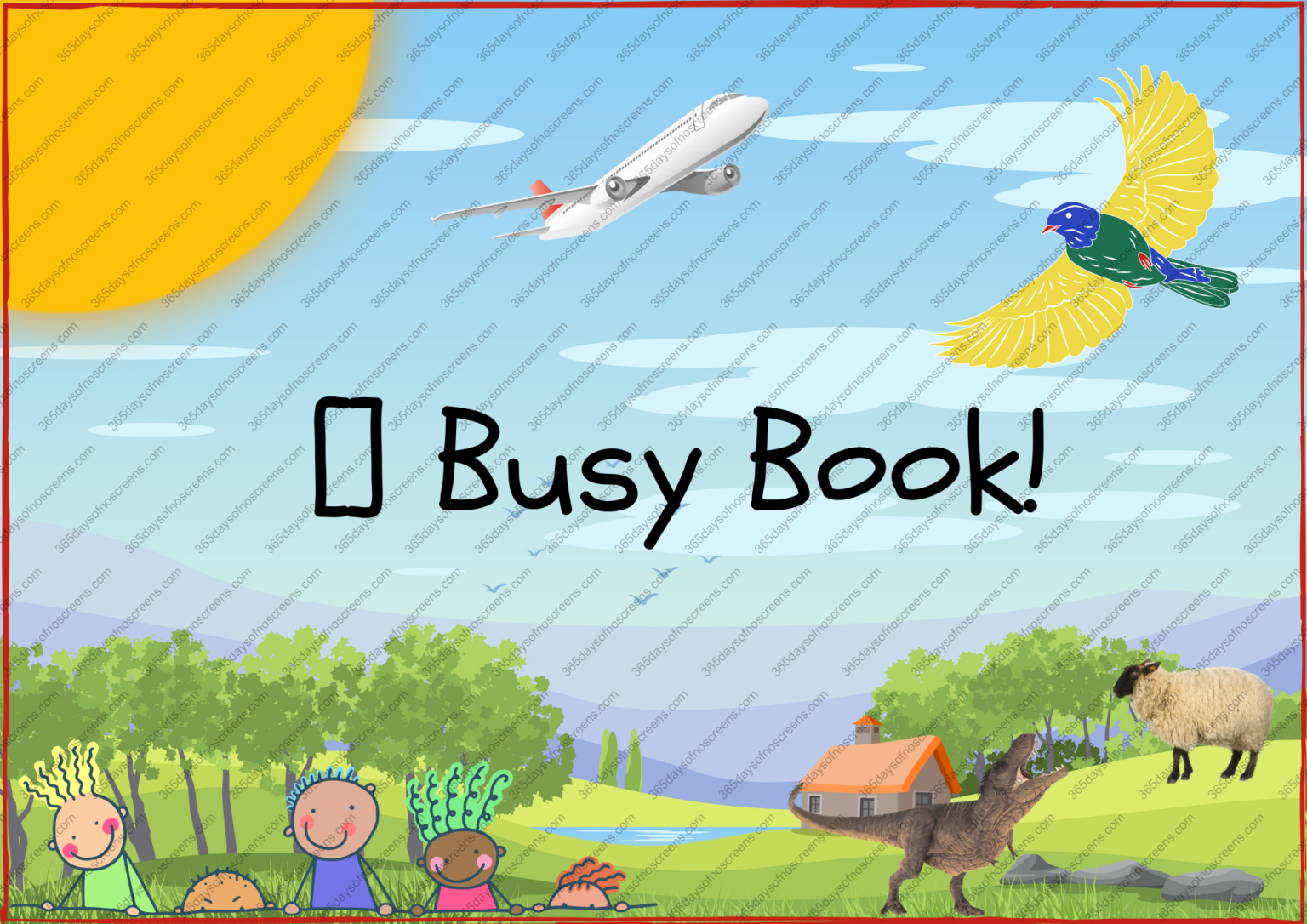 Create your own toddler busy book - step-by-step tutorial